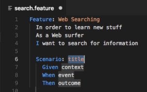 Gherkin Syntax Highlighting in Visual Studio Code | Automation Panda