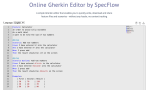 SpecFlow’s Online Gherkin Editor | Automation Panda
